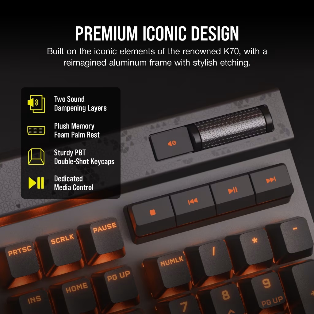 K70 MAX RGB Magnetic-Mechanical Gaming Keyboard â Adjustable CORSAIR ...