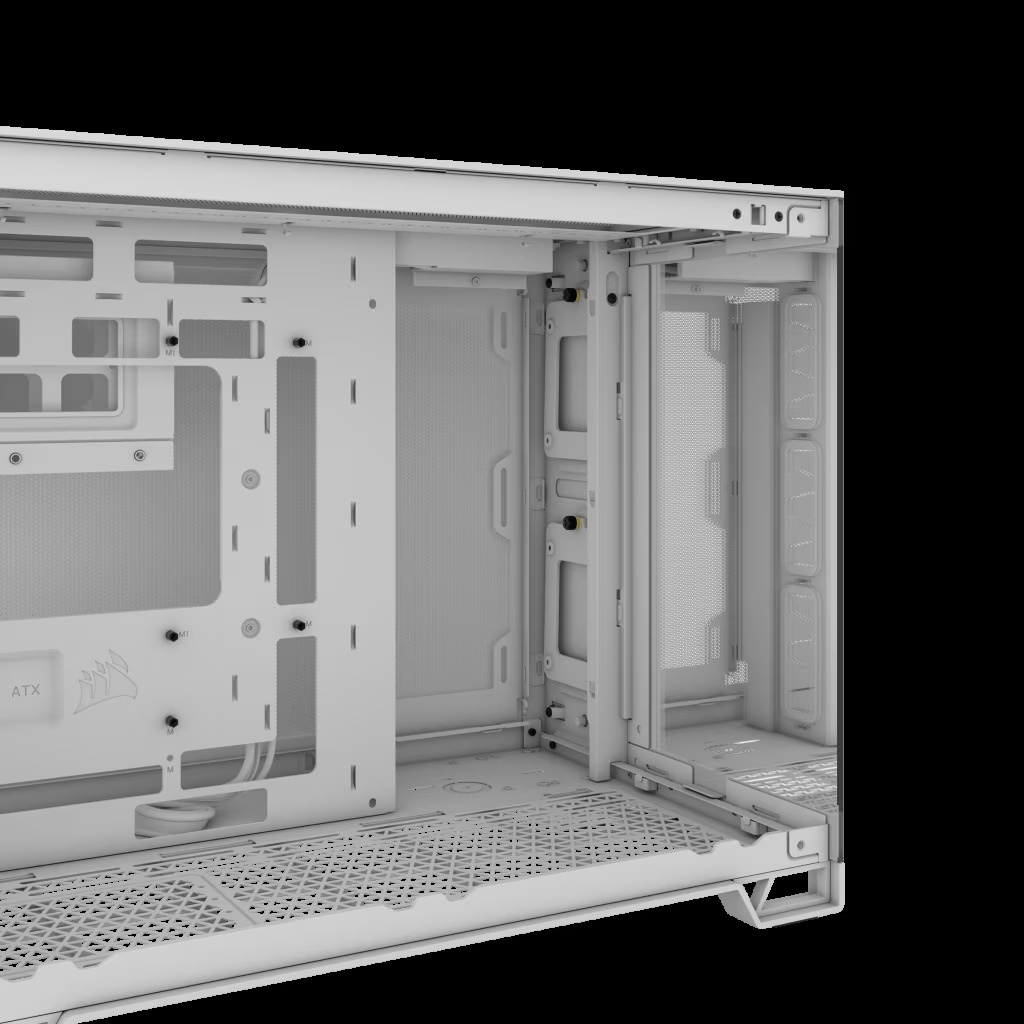 2500X Mid-Tower Dual Chamber PC Case - White - CORSAIR