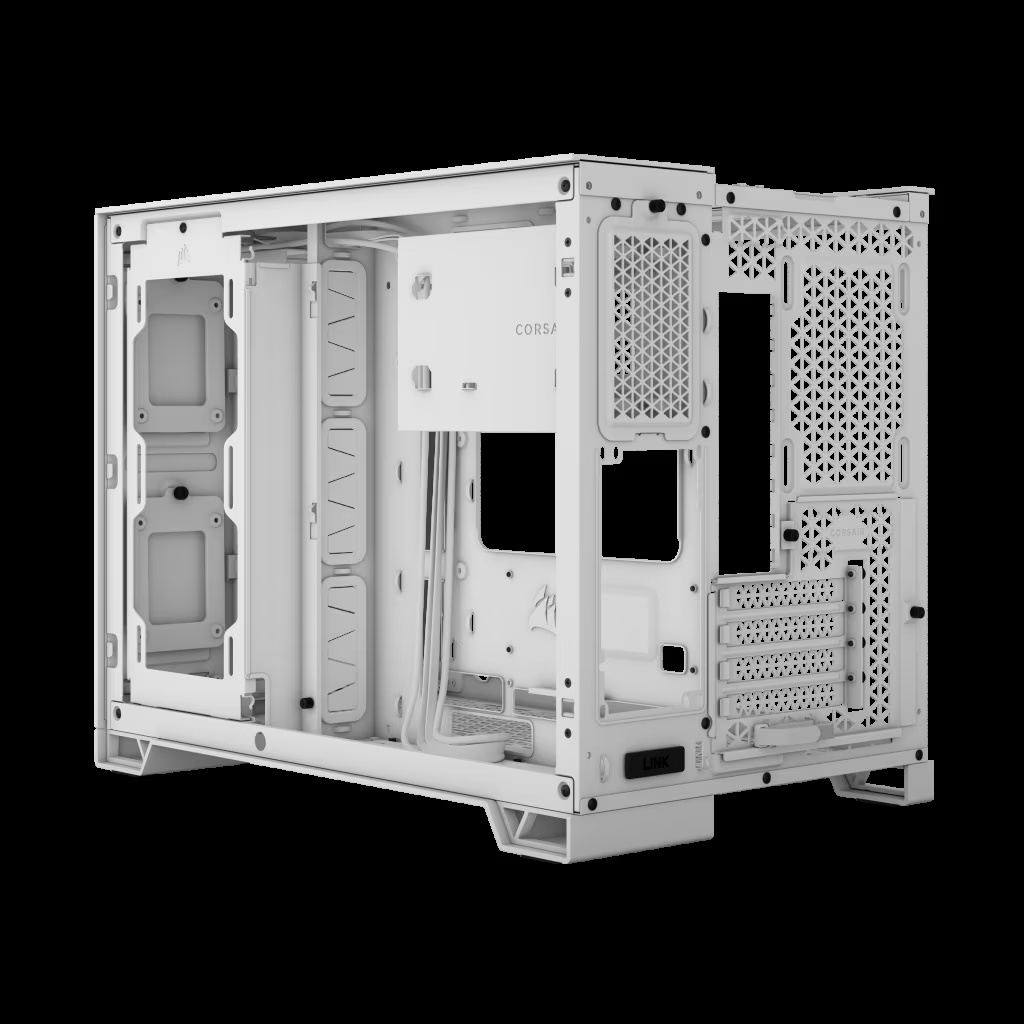 2500X Mid-Tower Dual Chamber PC Case - White - CORSAIR