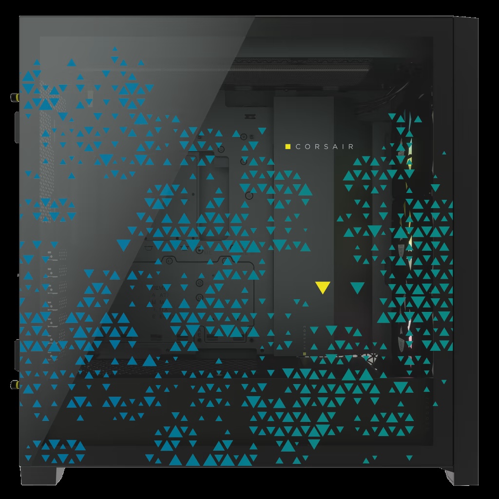 iCUE 5000X RGB SIGNATURE SERIES Mid-Tower Smart Case â Triptych - CORSAIR