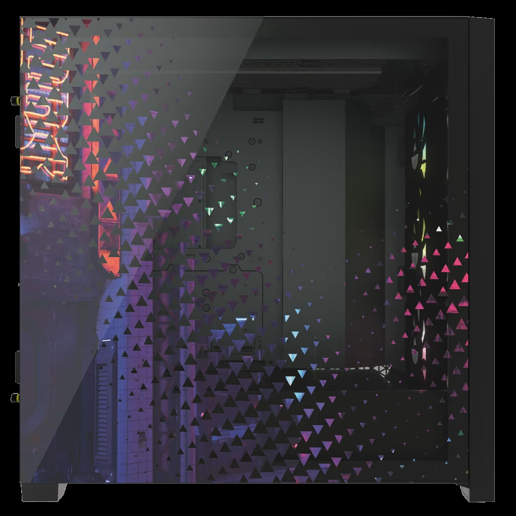 iCUE 5000X RGB SIGNATURE SERIES Mid-Tower Smart Case â Neon Night - CORSAIR